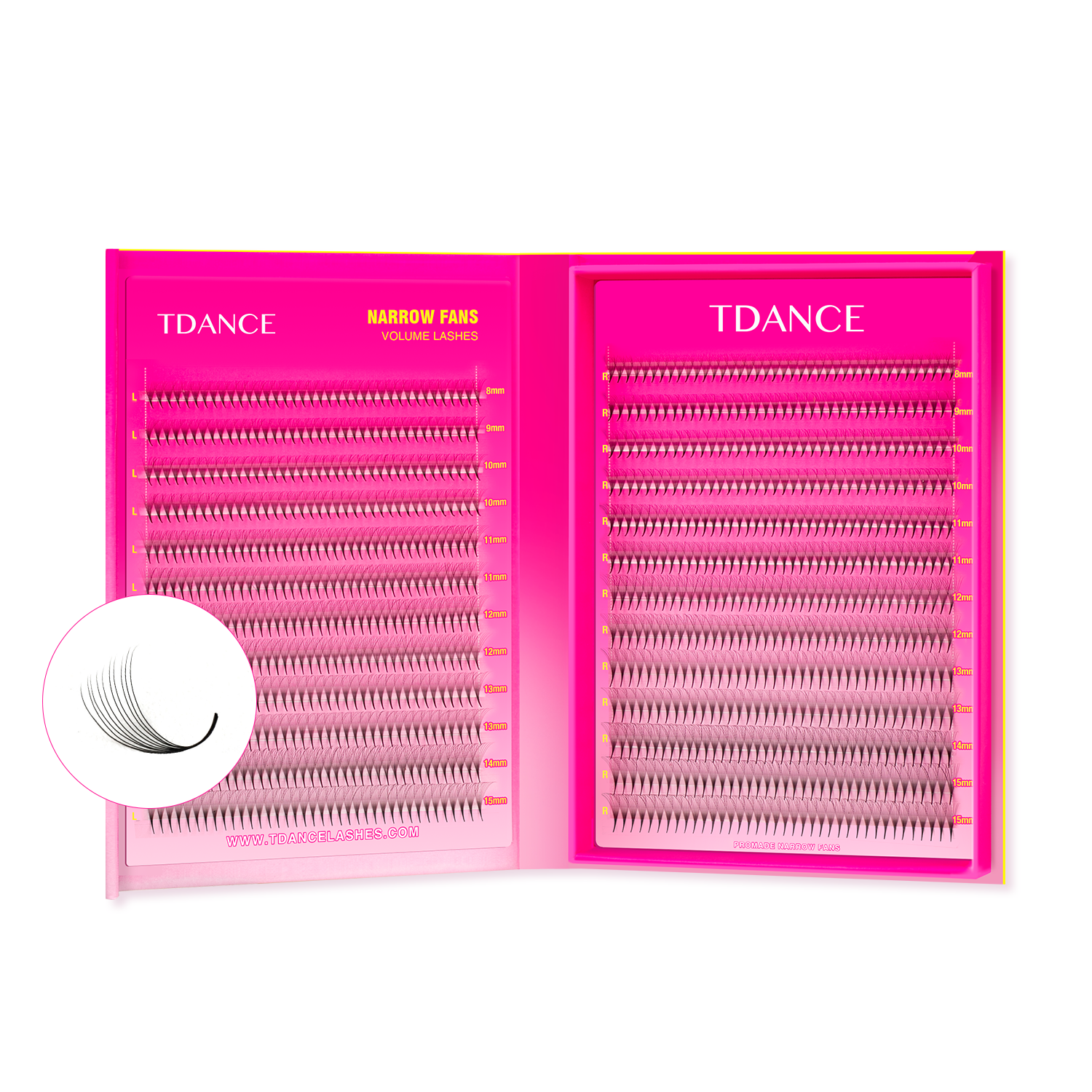 10D Narrow Promade Lashbook Ultra 1000 Fans – TDANCE